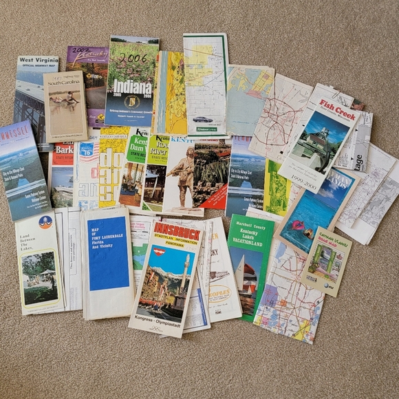 None | Other | Vintage Lot Travel Brochures Maps Attractions Olympics ...